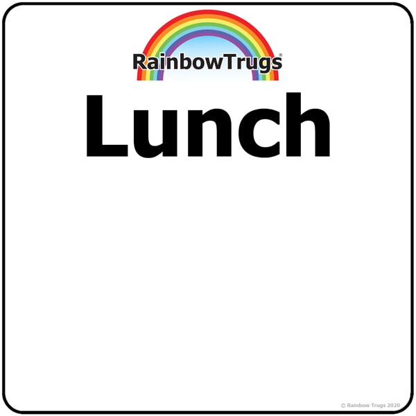Trug-Lid LUNCH Label | Rainbow Trugs®