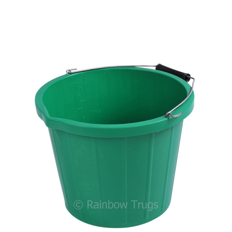 Coloured 3 Gallon Bucket - GREEN | Rainbow Trugs®