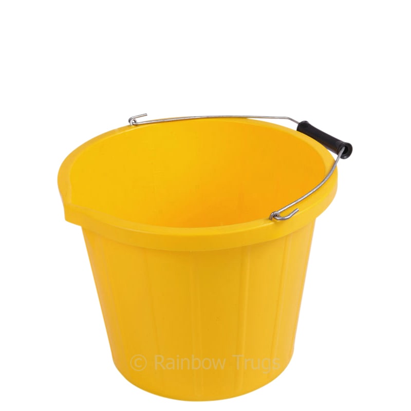 Coloured 3 Gallon Bucket - YELLOW | Rainbow Trugs®